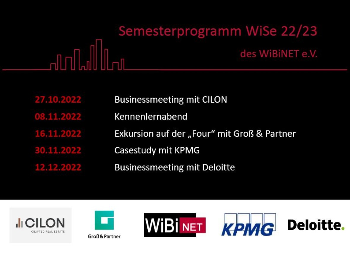 Semesterprogramm Wintersemester 2022/23 – WiBiNET e.V. – TU Darmstadt